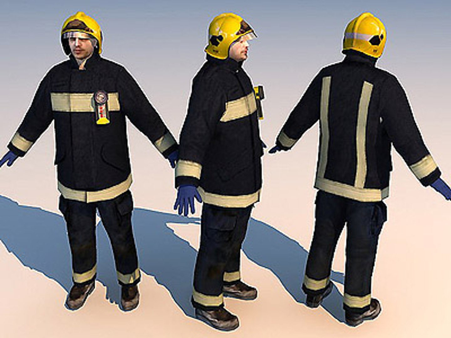 3d Model Vehicle Fireman 01