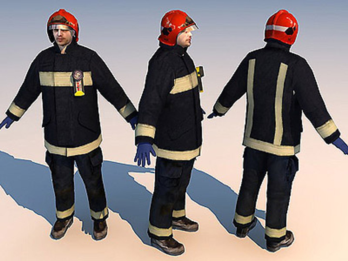 3d Model Vehicle Fireman 01