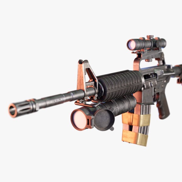CAR-15 Firearm 3D model - TurboSquid 1880285