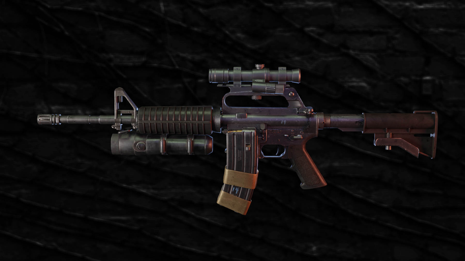 CAR-15 Firearm 3D Model - TurboSquid 1880285