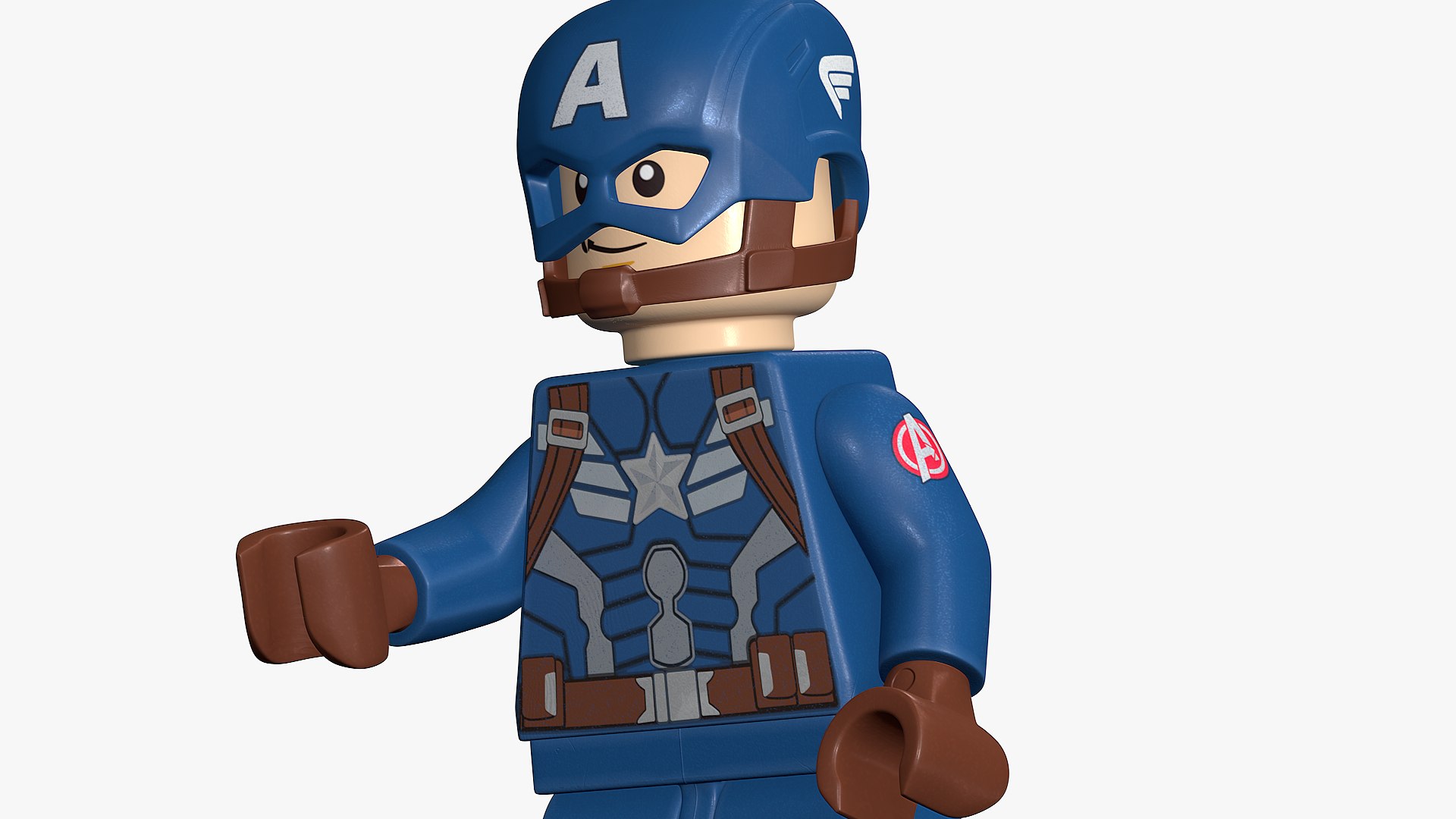 Lego Figure Captain America Cinematic Character 3D - TurboSquid 1975926