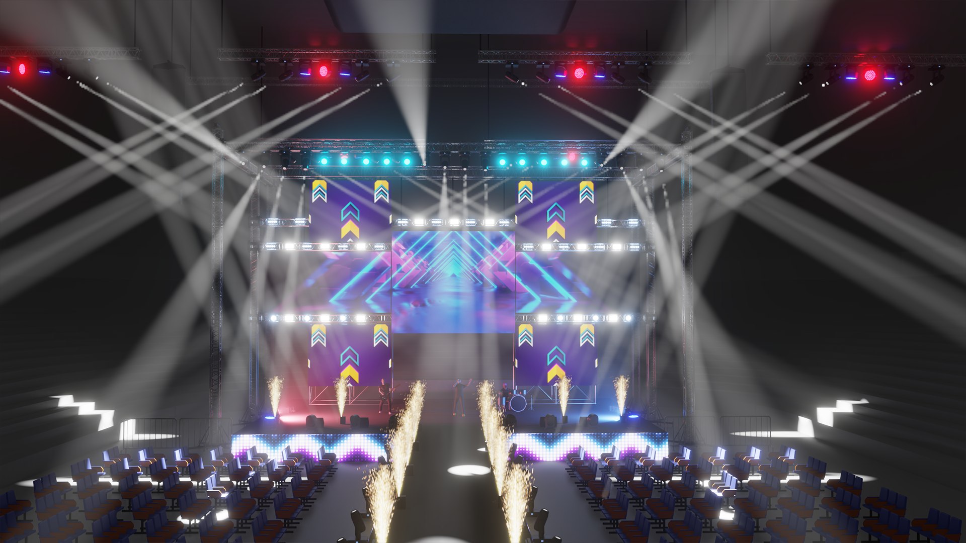 Concert scene eevee 3D - TurboSquid 1688633