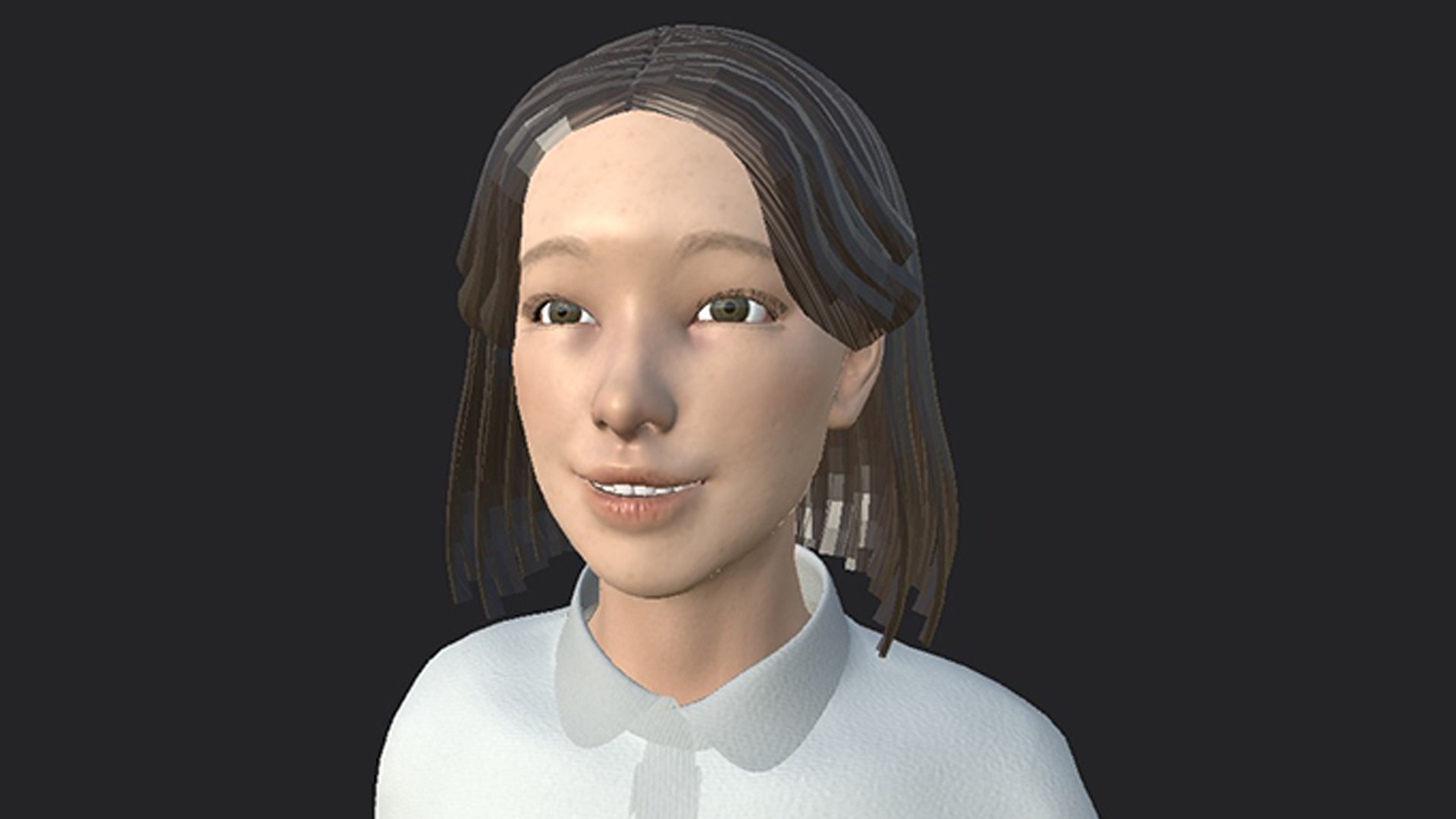 Asian Girl3d模型 Turbosquid 1892990