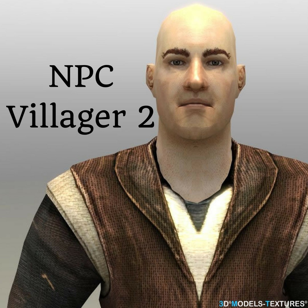 Npc Villager 2 3D - TurboSquid 1213575
