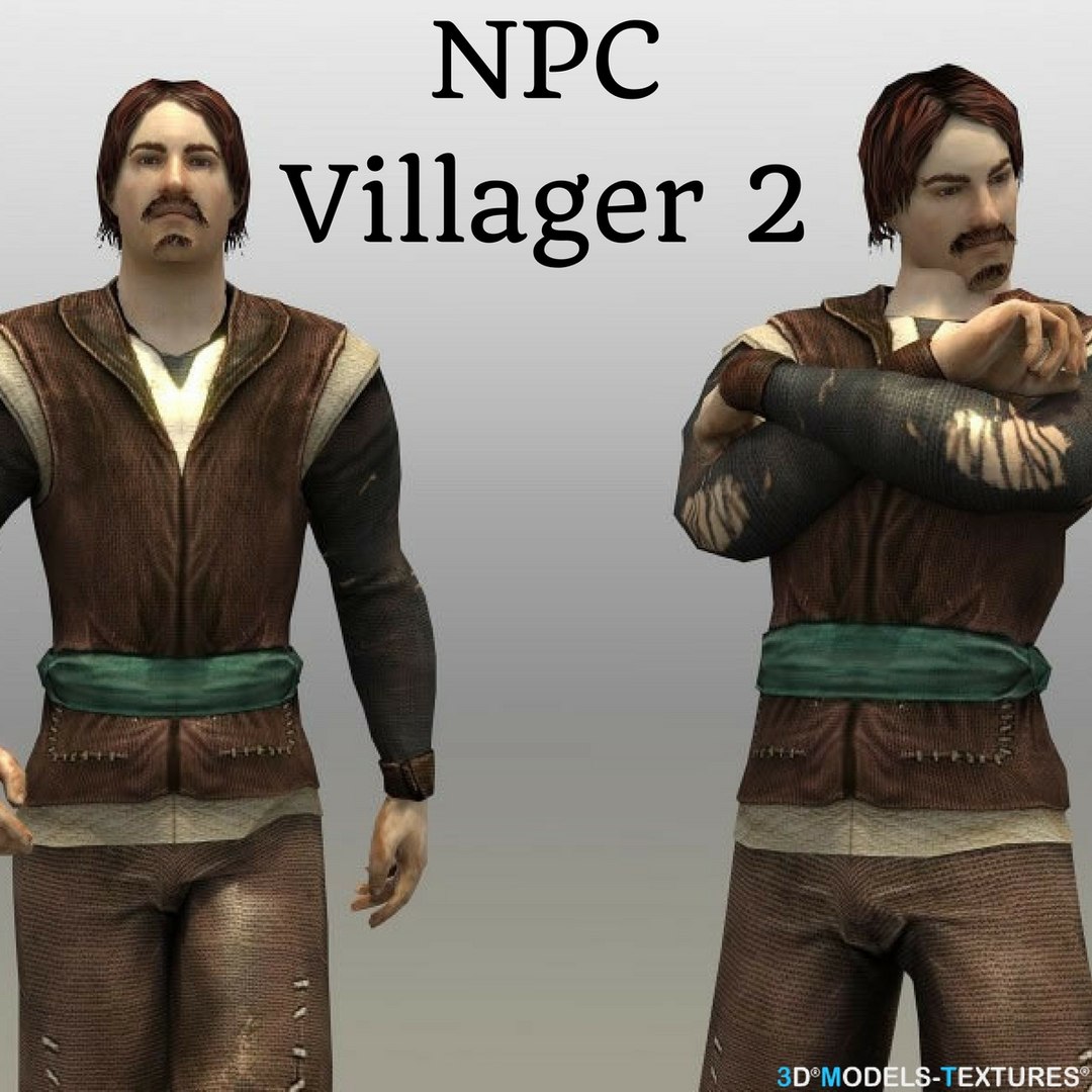 Npc Villager 2 3D - TurboSquid 1213575
