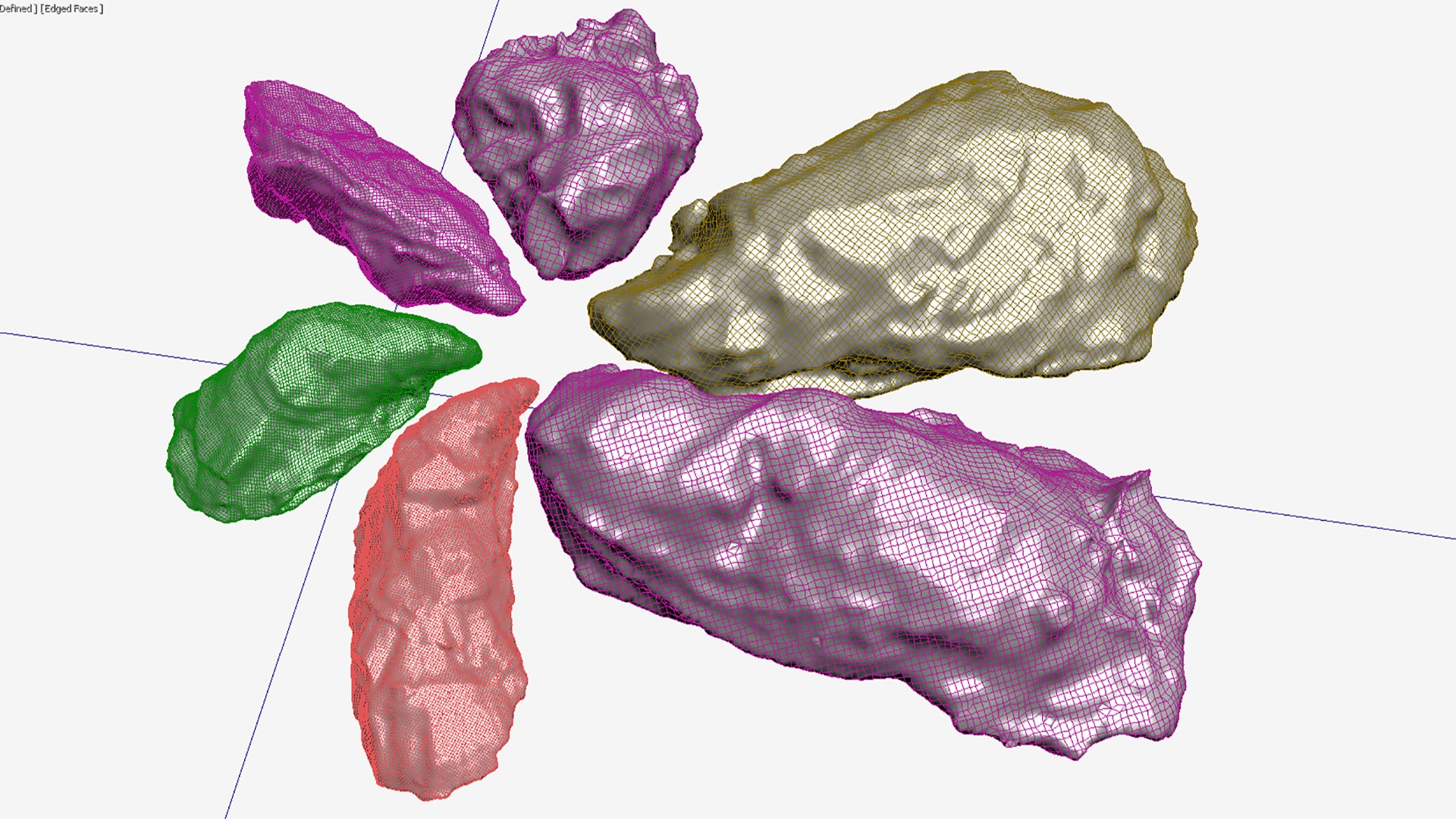 3D Model Oyster Collection 6 Species Mediterranean Oyster Versailles ...
