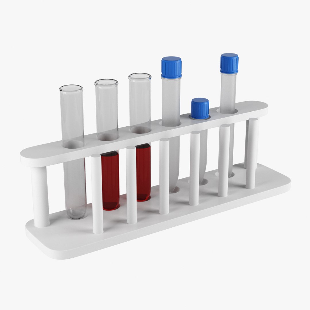 3d Model Set Lab Glassware Beakers