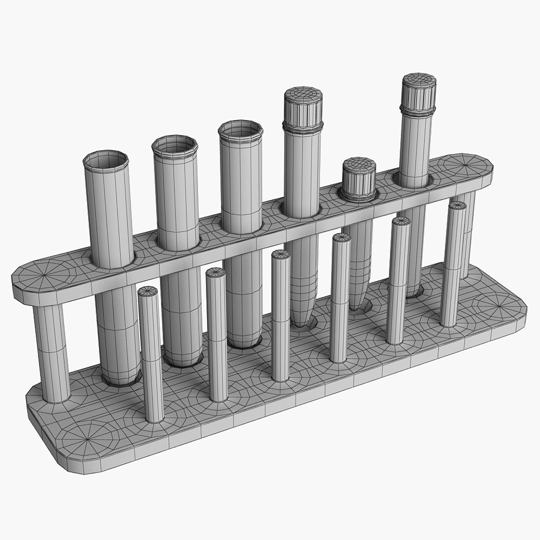 3d Model Set Lab Glassware Beakers