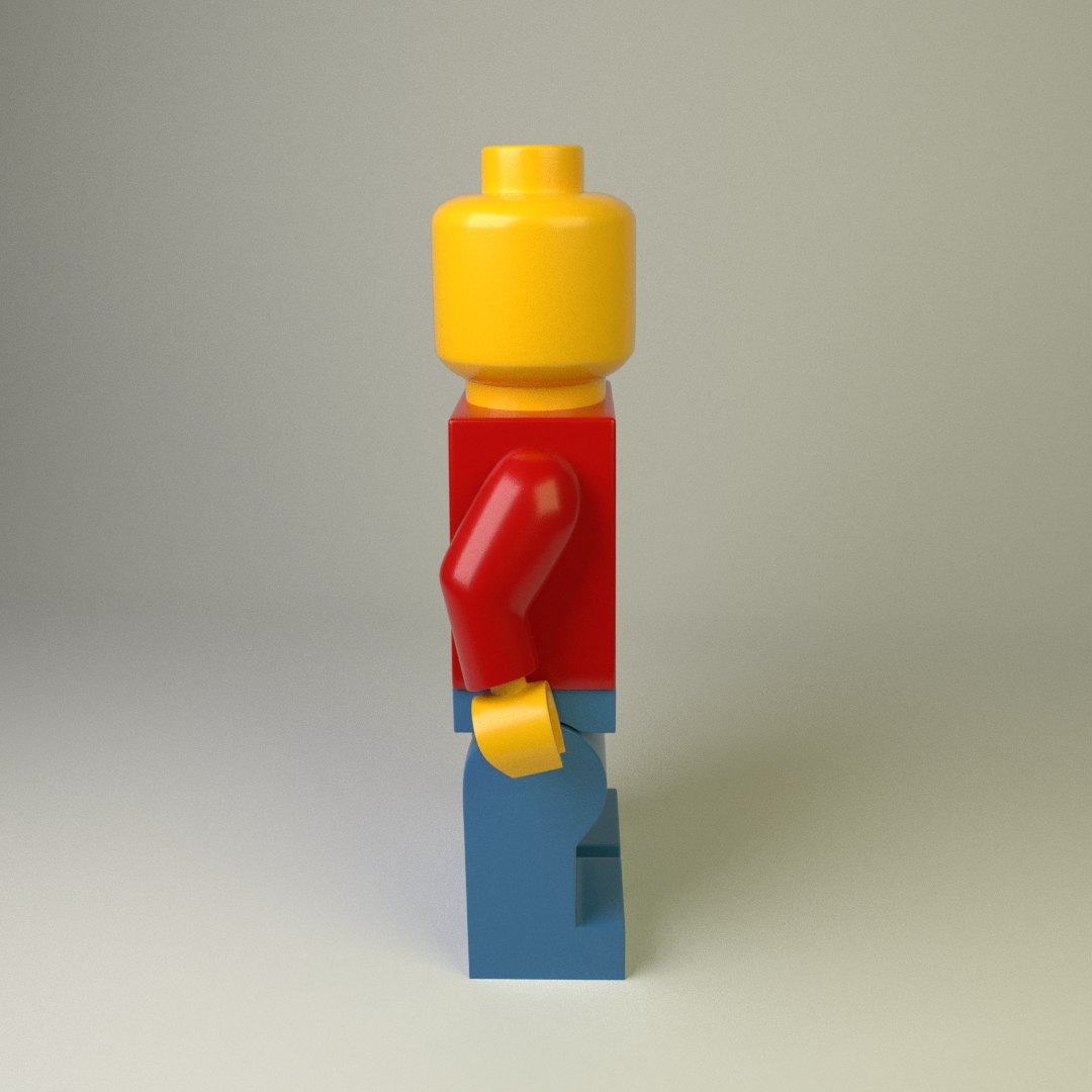 Lego Minifig 3d Obj