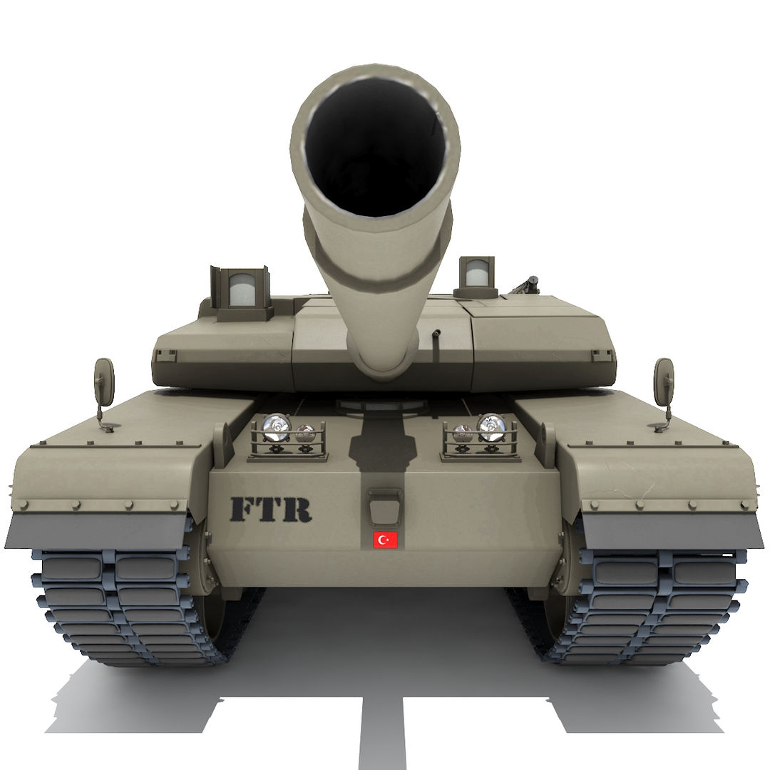 altay turkish main battle tank 3d max