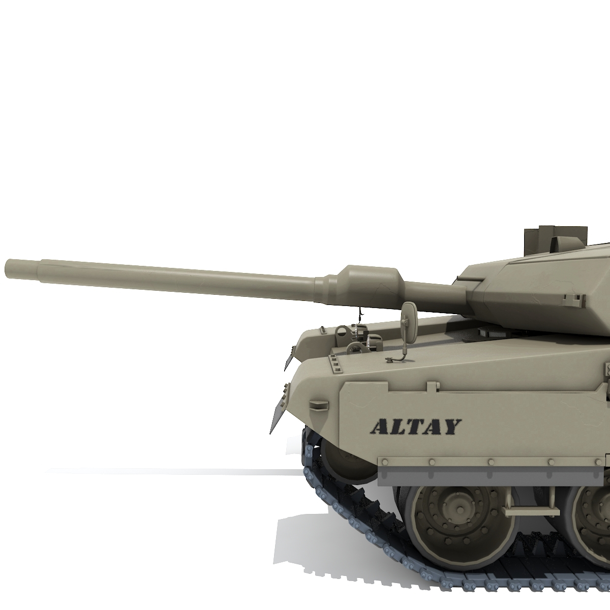 altay turkish main battle tank 3d max