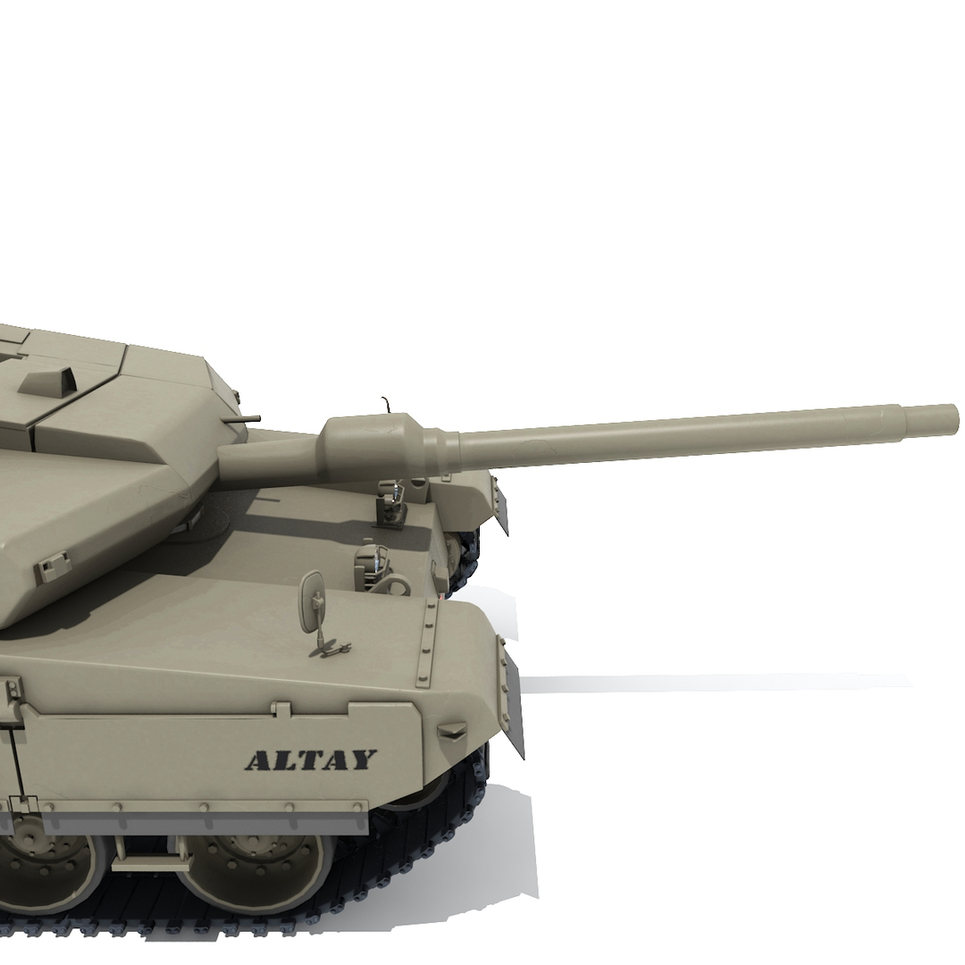 altay turkish main battle tank 3d max