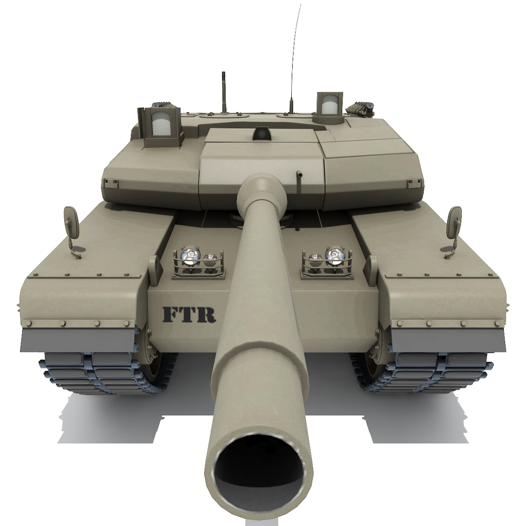 altay turkish main battle tank 3d max