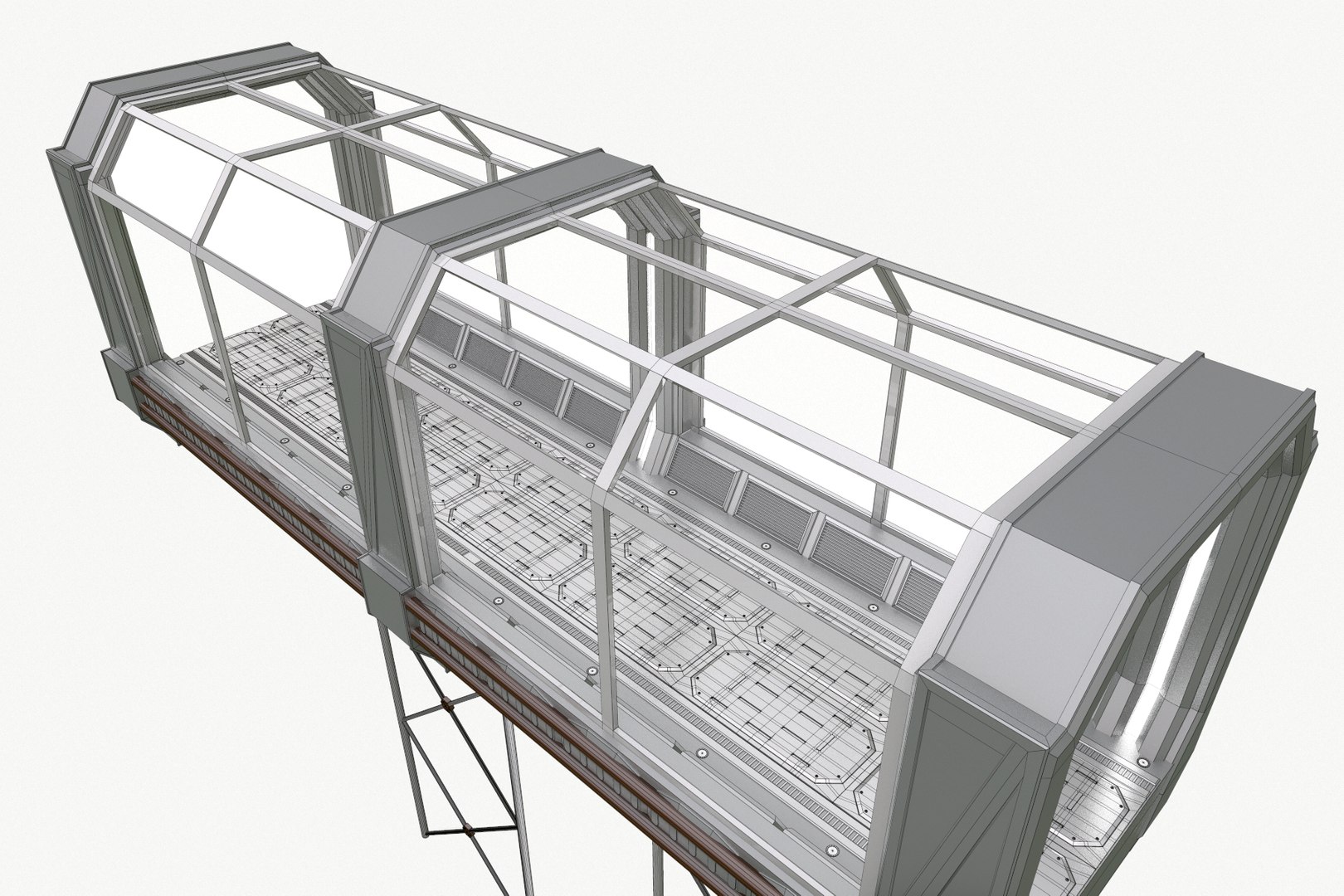 3D Modular Corridor - TurboSquid 1338120