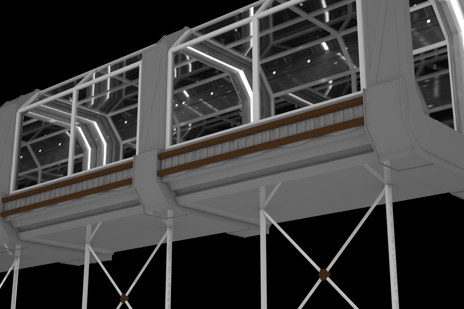 3D Modular Corridor - TurboSquid 1338120