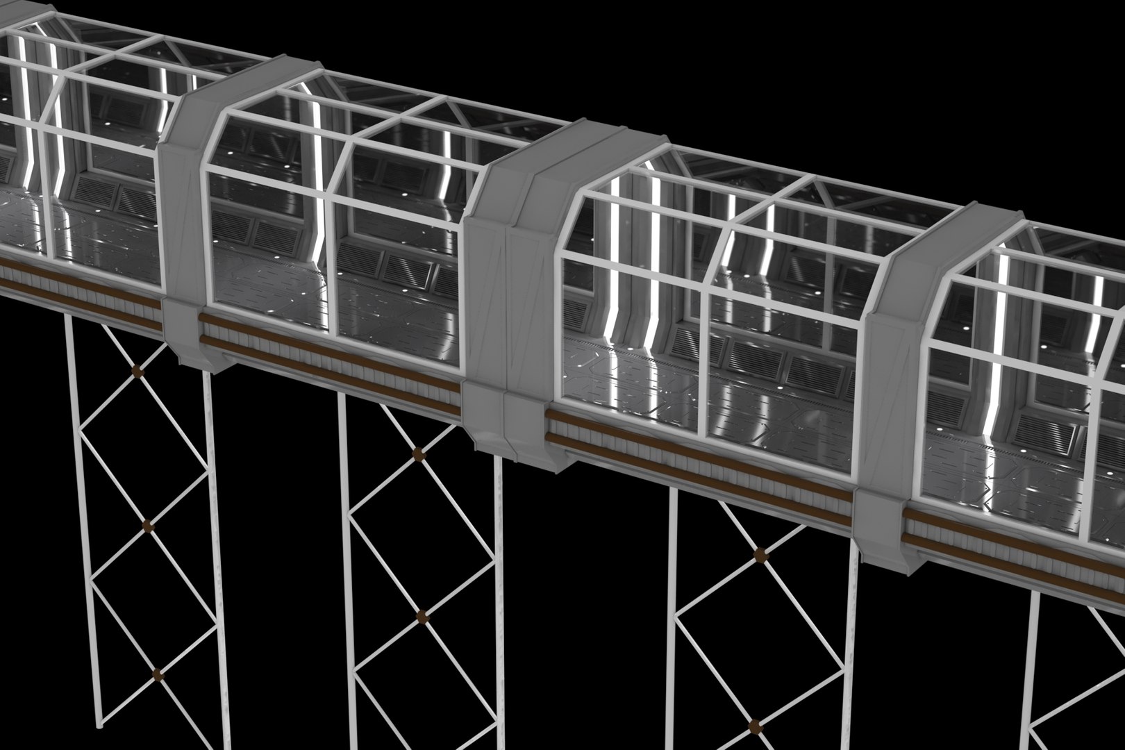 3D Modular Corridor - TurboSquid 1338120