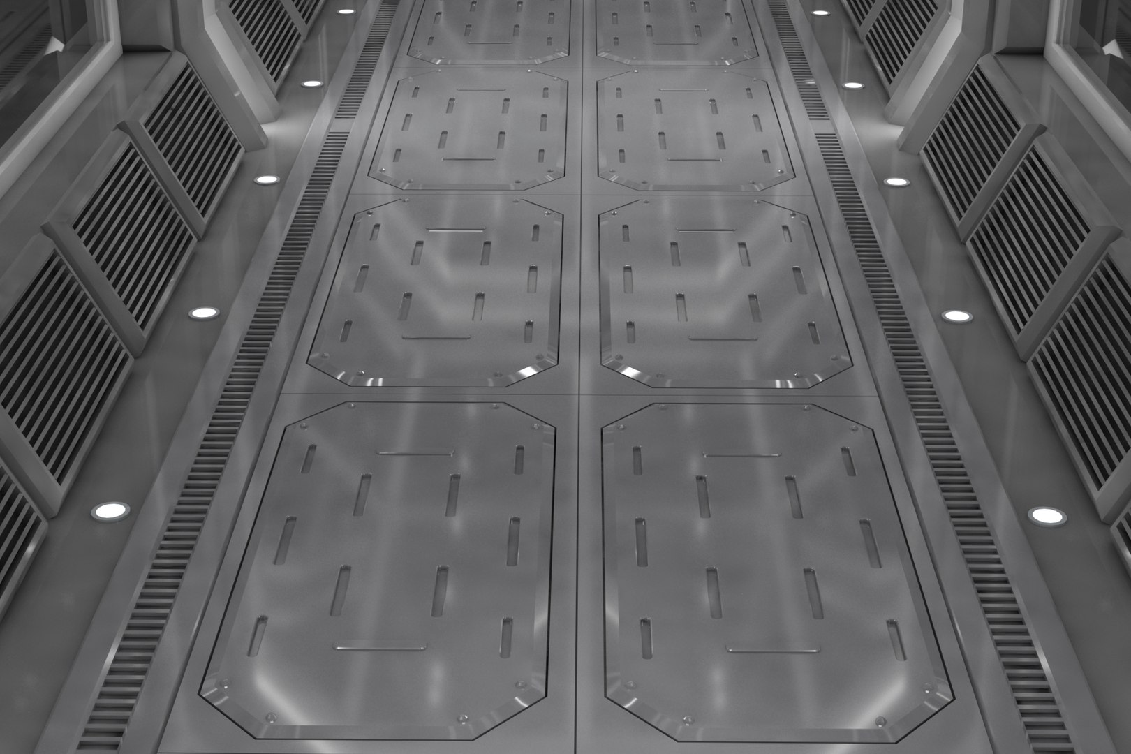 3D Modular Corridor - TurboSquid 1338120