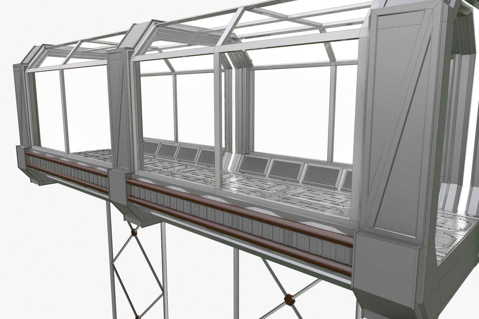 3D Modular Corridor - TurboSquid 1338120