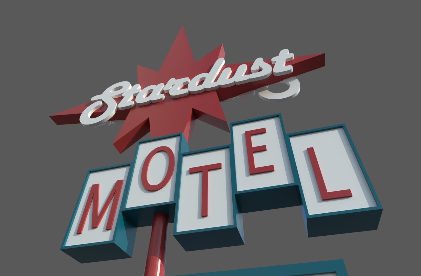 3D Sign Motel - TurboSquid 1426087