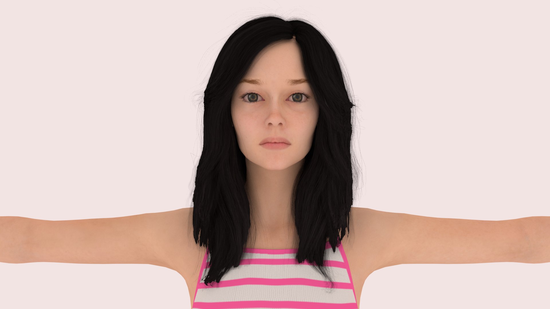 3D Rig Female Body Model - TurboSquid 1518372