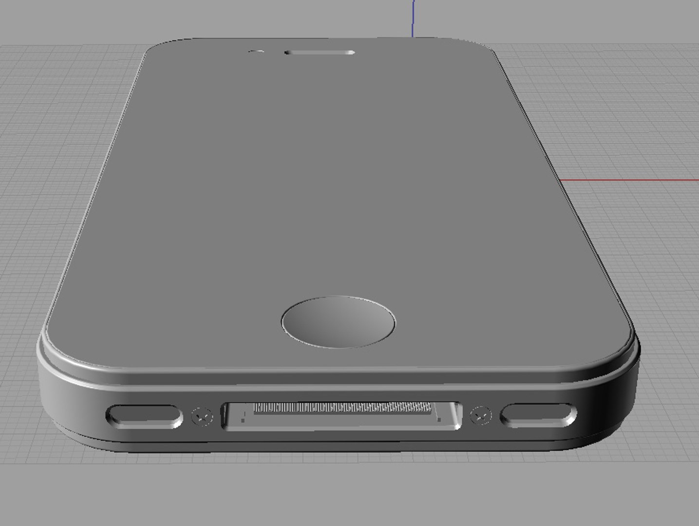 3ds max iphone 4 phone