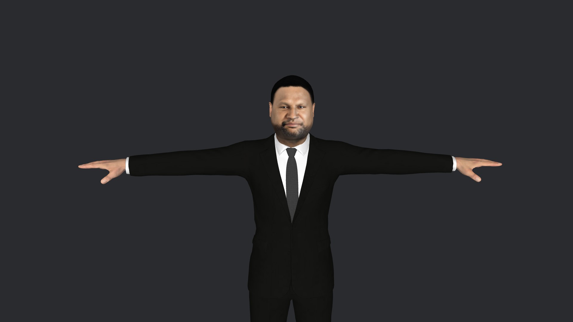 3D James Marape Hyper Realistic Full Body Fully Rigged 3D Character ...