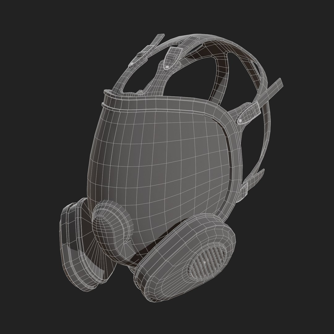 Gas mask 3D model - TurboSquid 1577020