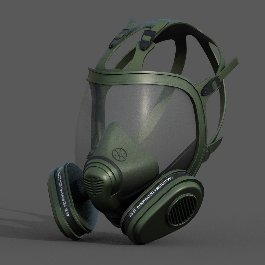 Gas mask 3D model - TurboSquid 1577020