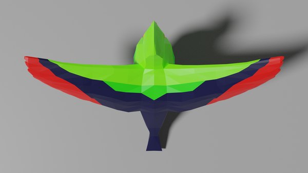 Cartoon Turaco model - TurboSquid 1759527