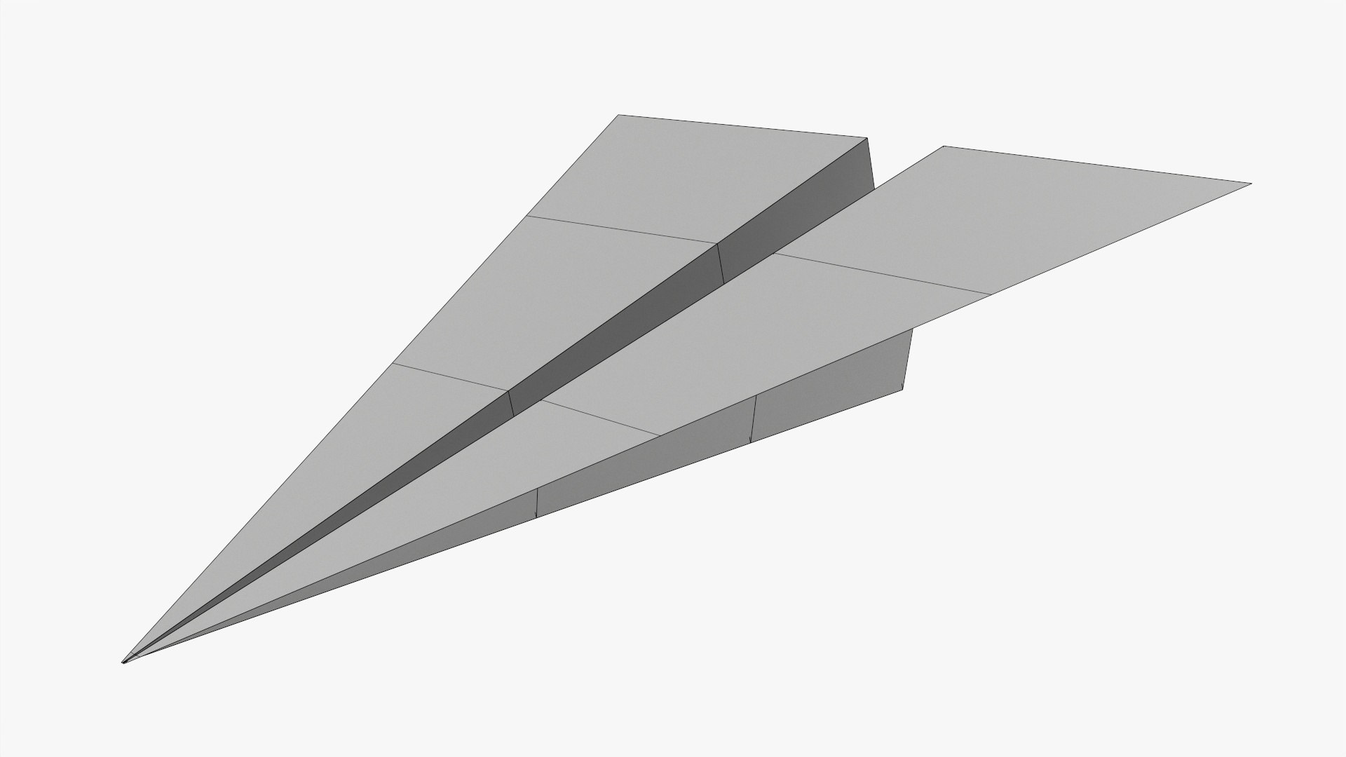 Paper Airplane 01 3D Model - TurboSquid 1800555