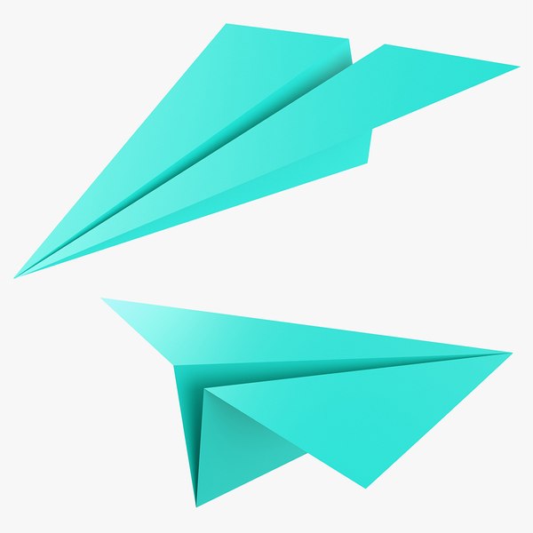 Paper Airplane 3D Models for Download | TurboSquid