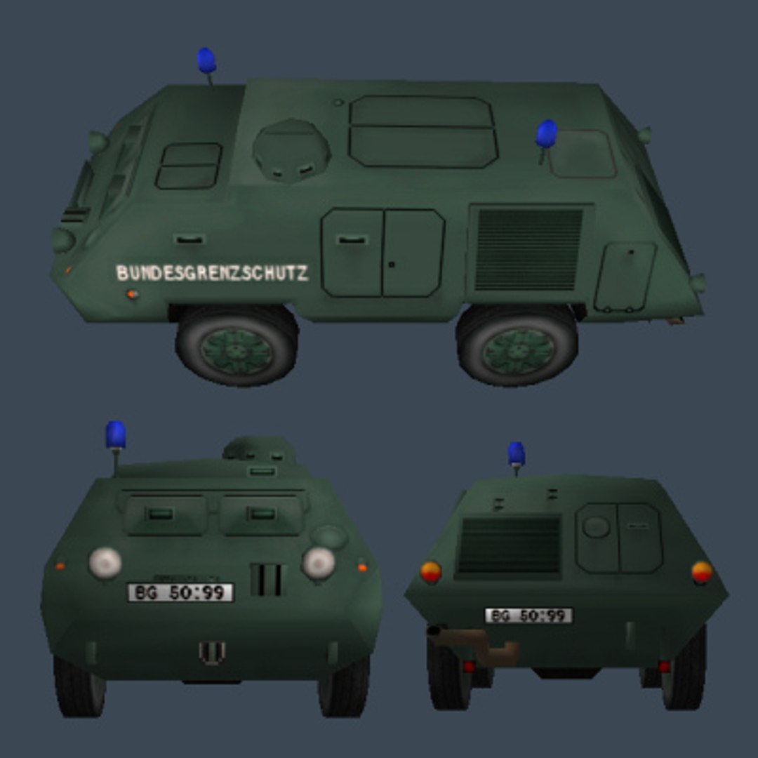 3d German Sw1 Bgs Federal