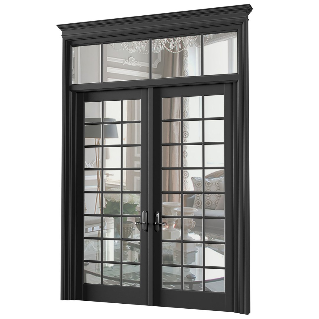 Modern Classic French Patio Doors 3D Model - TurboSquid 2053876