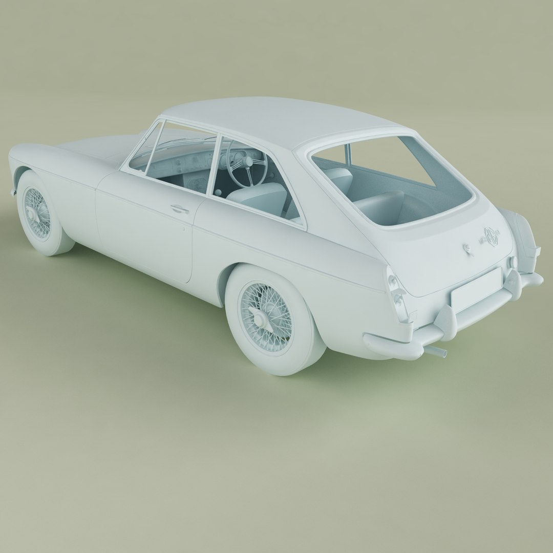 3d 1965 Mg Mgb Gt