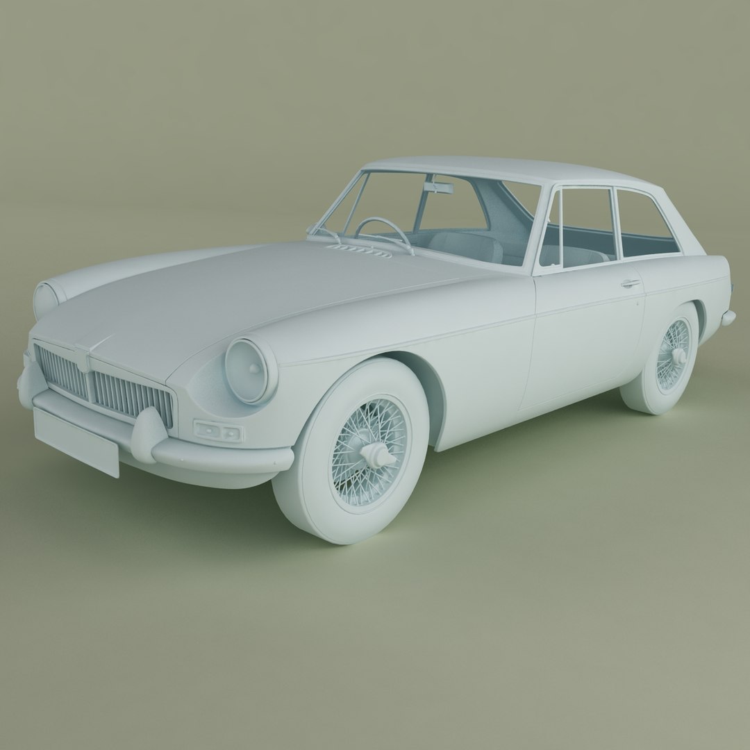 3d 1965 Mg Mgb Gt