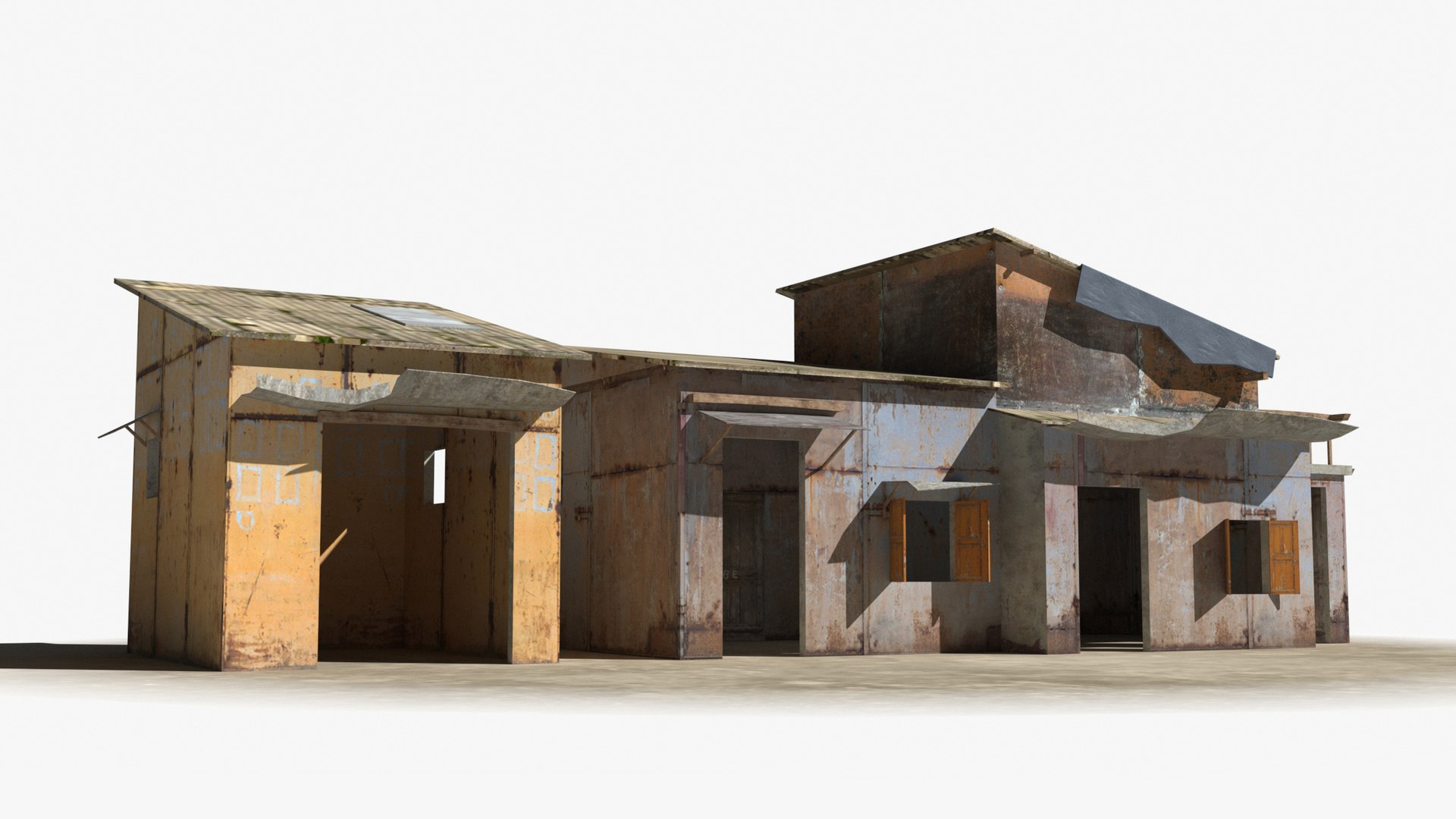 Slum X17 3D Model - TurboSquid 2301225