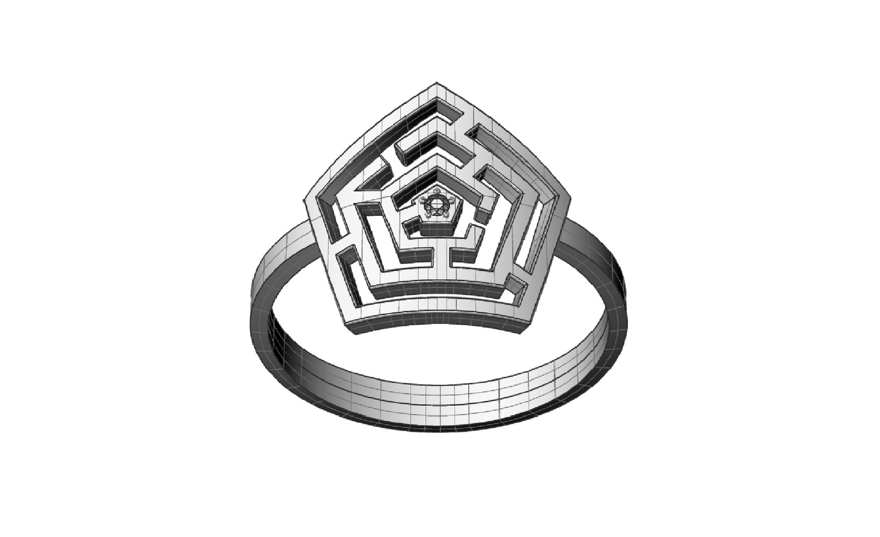 3D Ring Maze For CNC Or 3D Print Model - TurboSquid 1995096