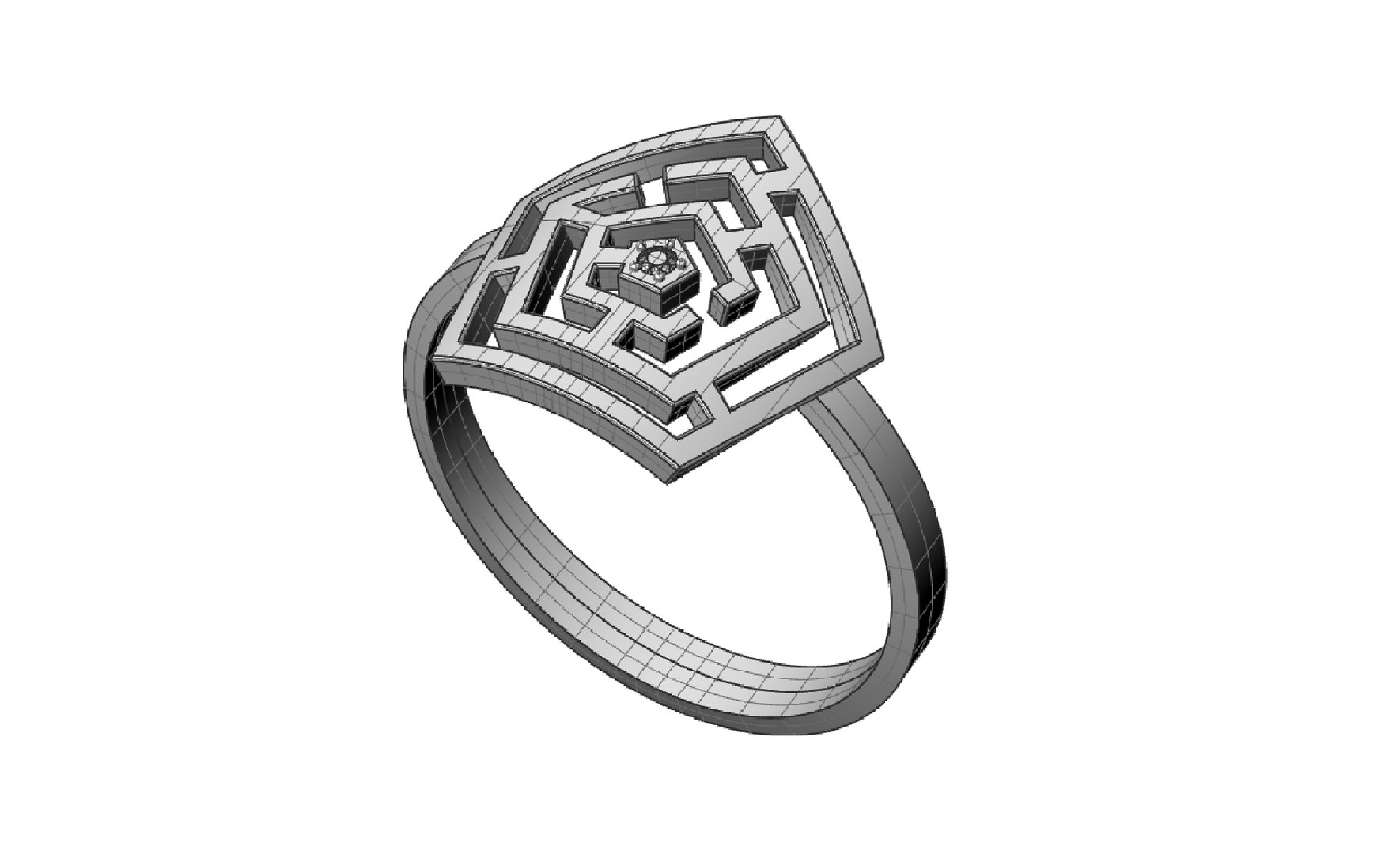 3D Ring Maze For CNC Or 3D Print Model - TurboSquid 1995096