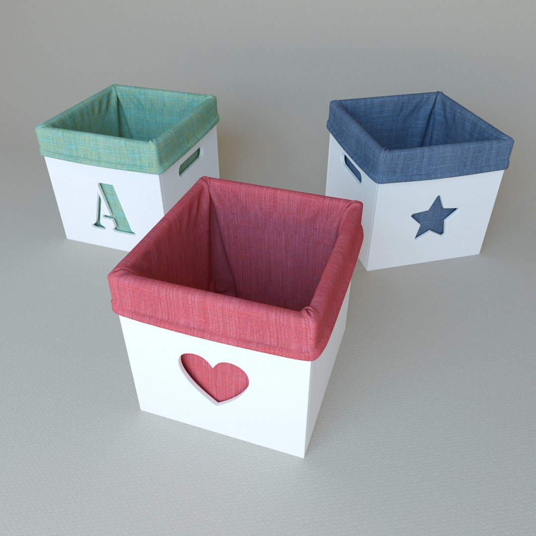 toy boxes 3d model