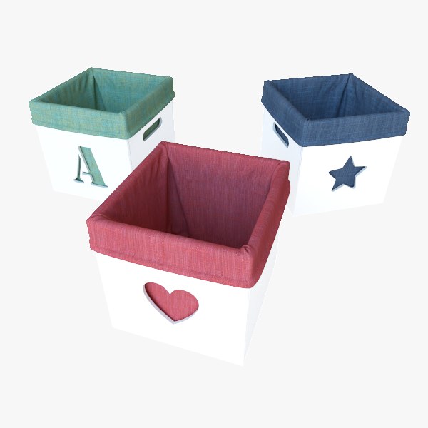 toy boxes 3d model