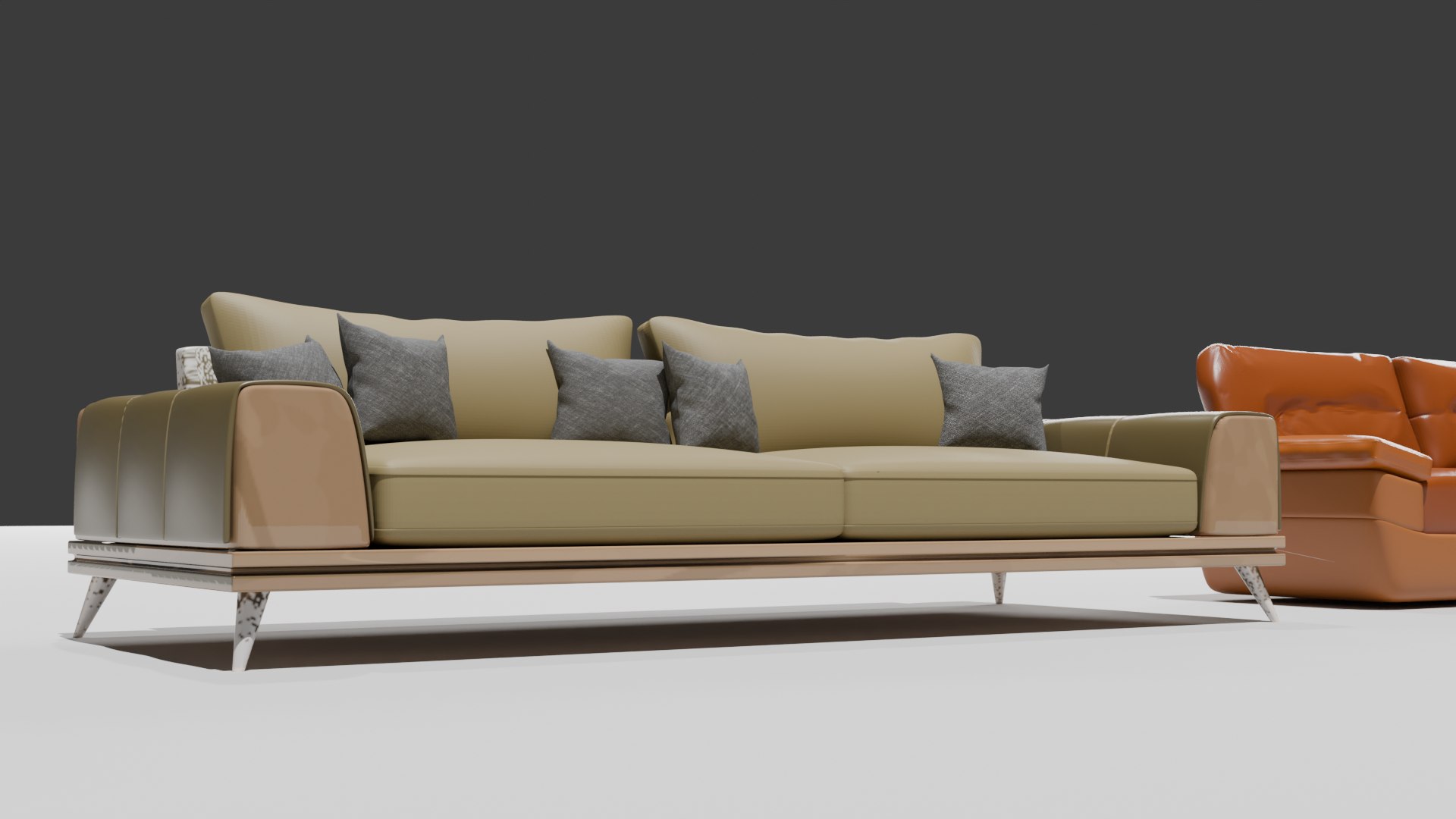 Basic Sofa 3D Model - TurboSquid 2256471