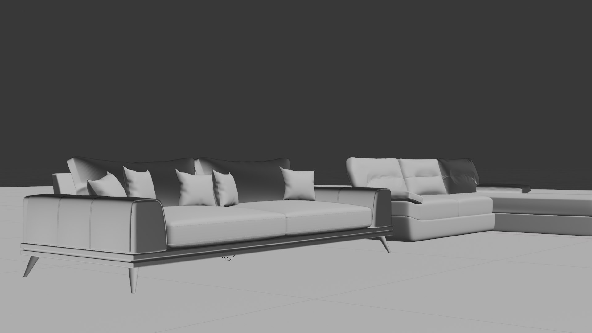 Basic Sofa 3D Model - TurboSquid 2256471
