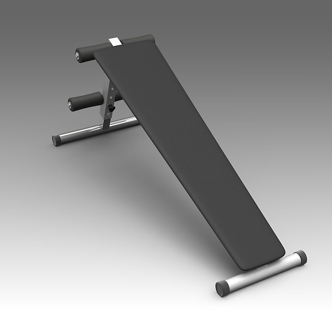 3d gym bench model