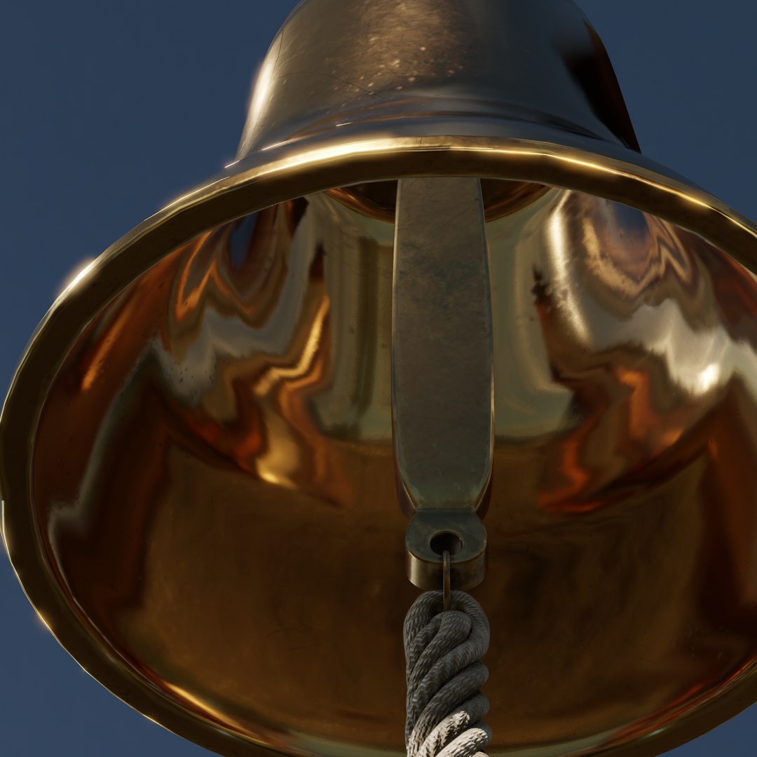 3D Nautical Ship Bell - TurboSquid 1412372