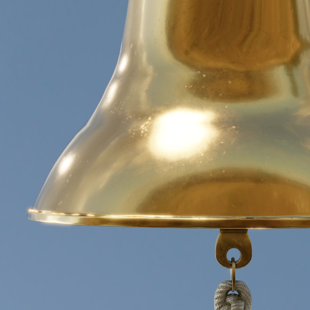 3D Nautical Ship Bell - TurboSquid 1412372