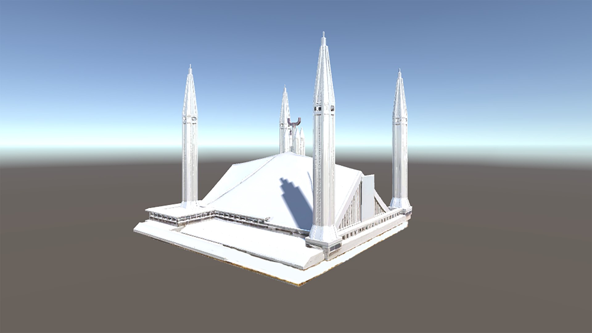 3D Faisal Mosque - TurboSquid 2458921