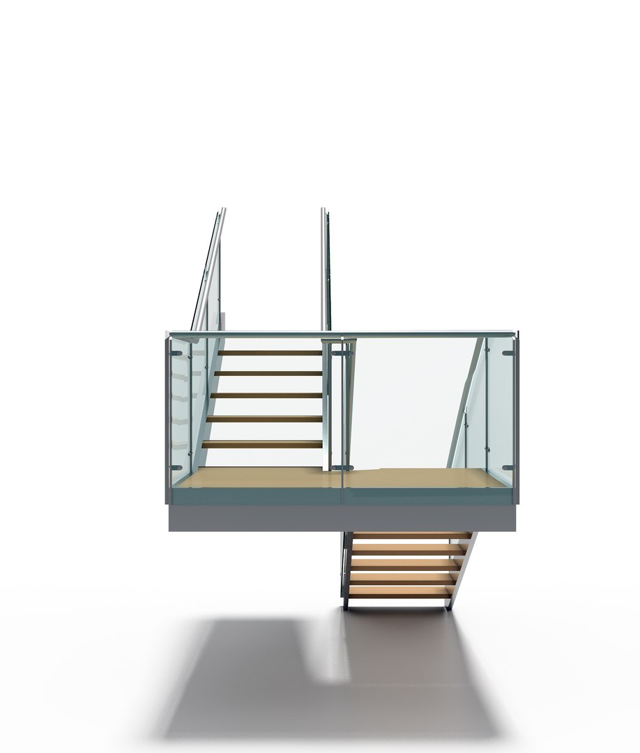 Modern Stair 3D Model - TurboSquid 1381799