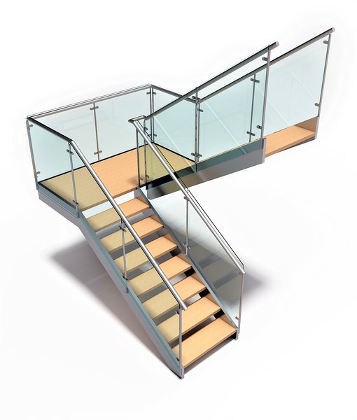 Modern stair 3D model - TurboSquid 1381799