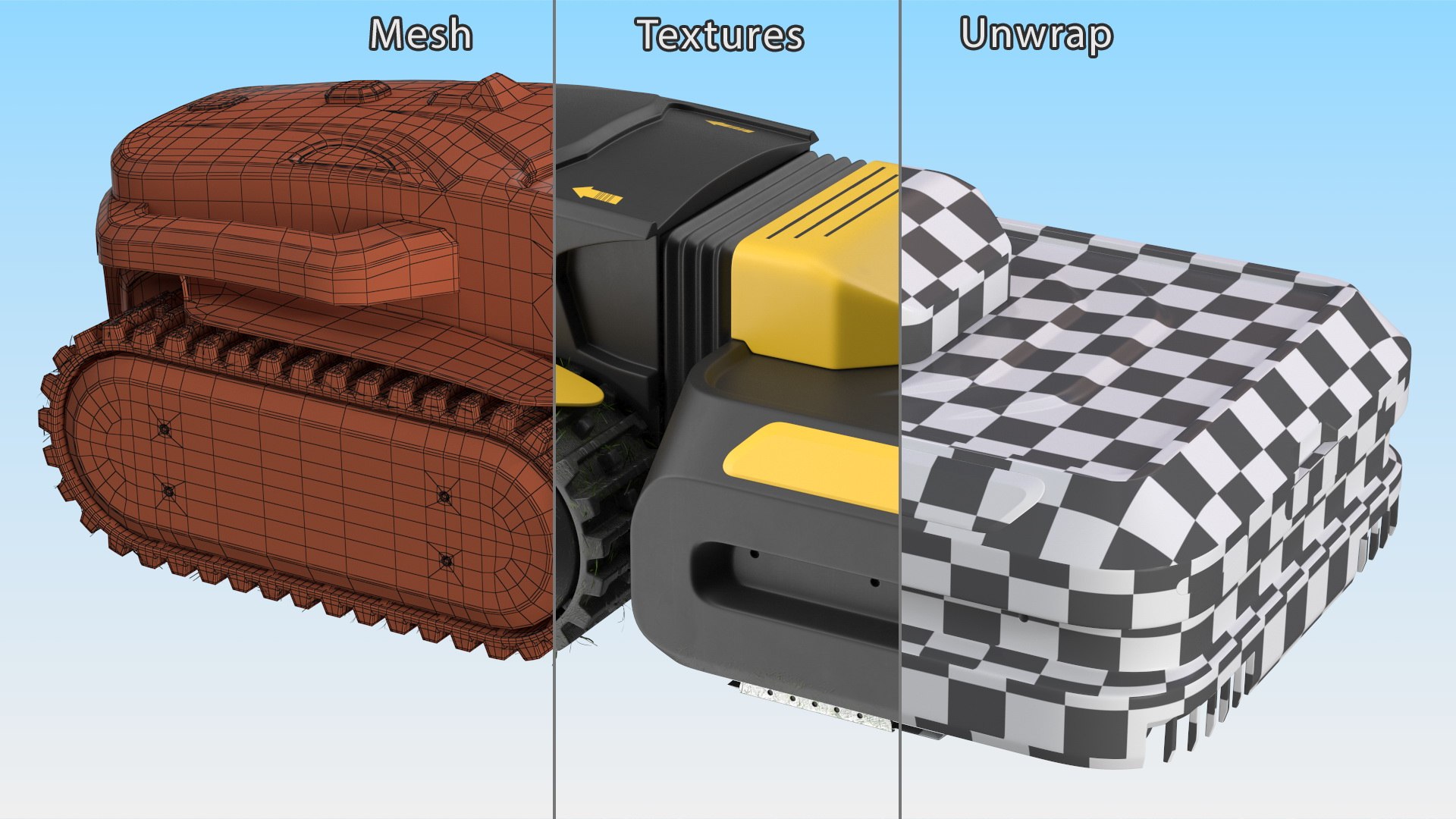 3D Automated Lawn Mower Rigged For Maya - TurboSquid 2192350