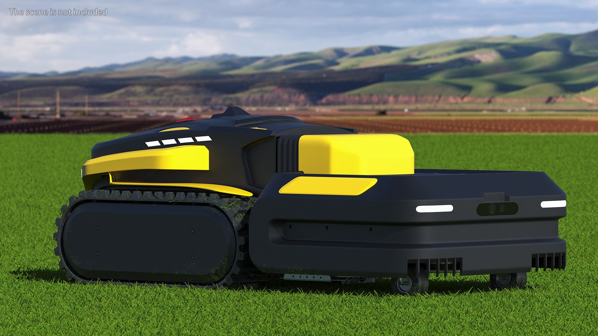 3D Automated Lawn Mower Rigged For Maya - TurboSquid 2192350
